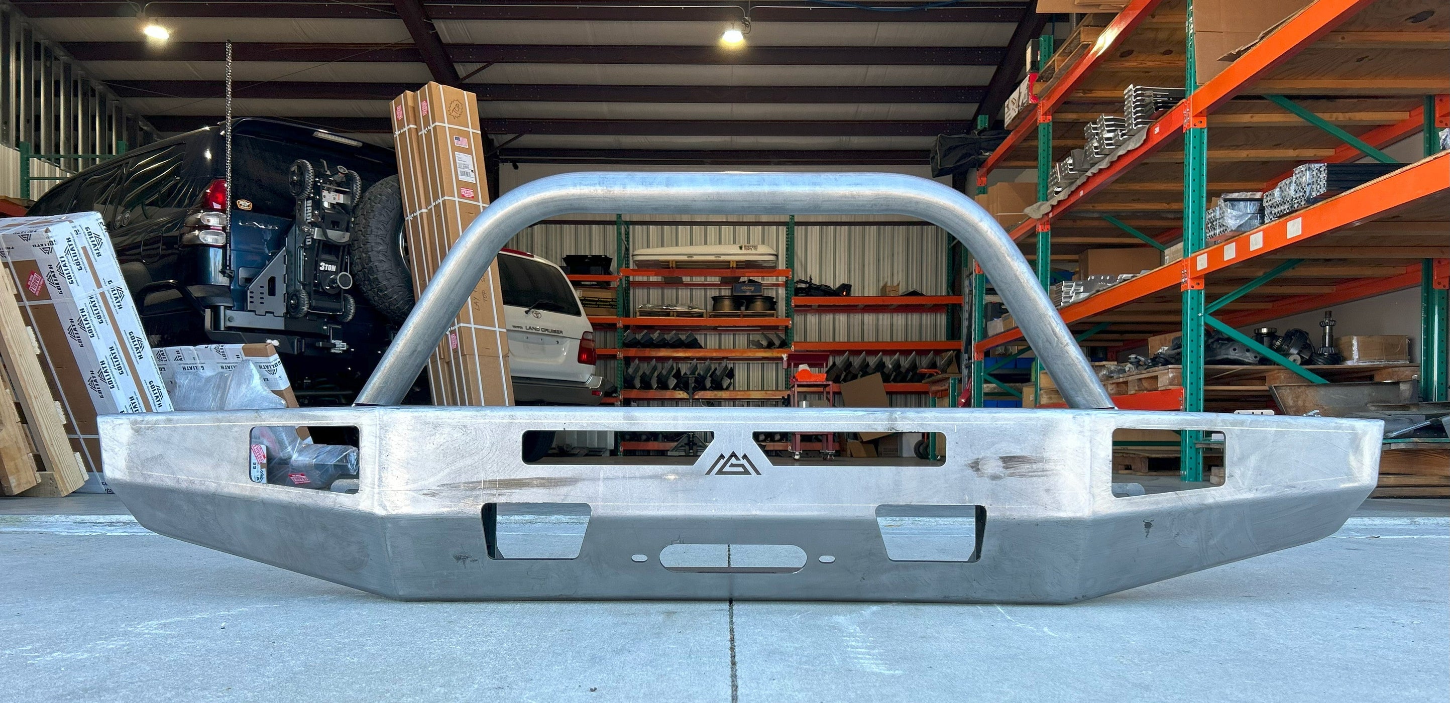 FRONT WINCH BUMPER - FORD ECONOLINE / E-SERIES VANS 2008 up — Goliath ...