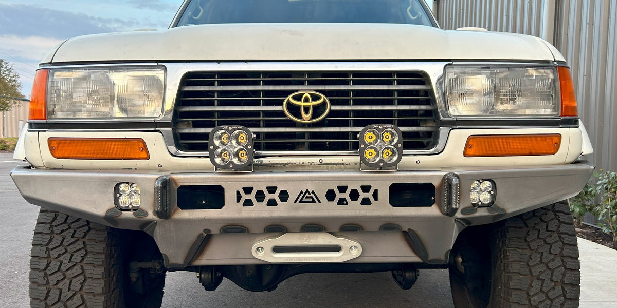 High Clearance Front Winch Bumper | LC80 — Goliath Off Road