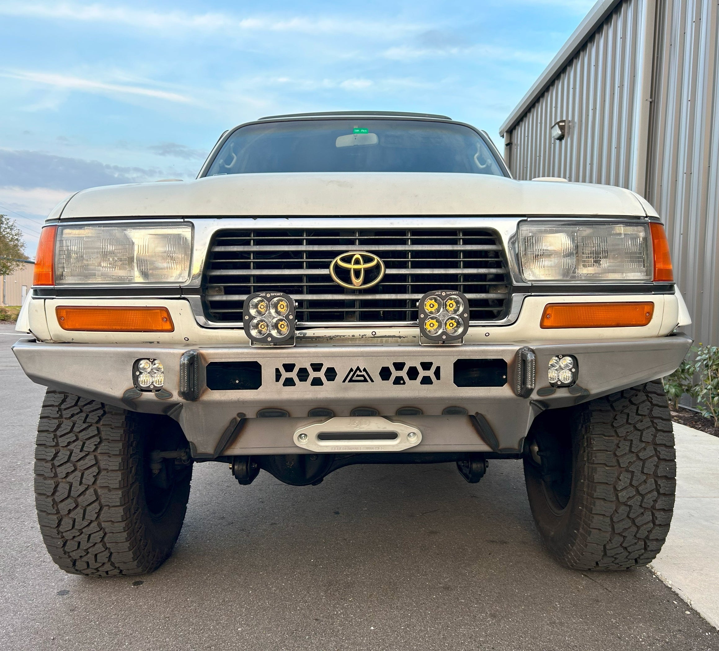 High Clearance Front Winch Bumper | LC80 — Goliath Off Road