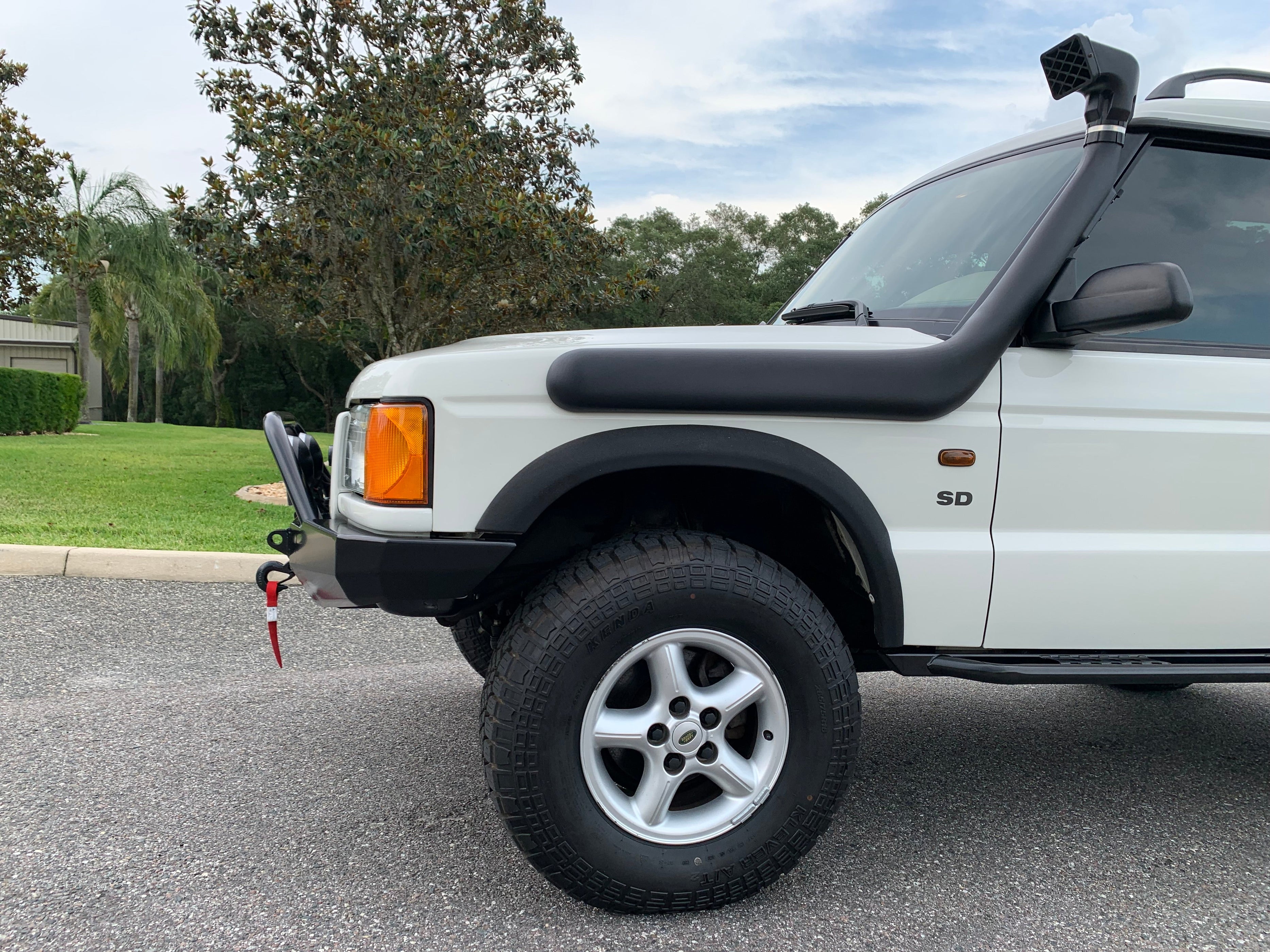 Discovery II winch bumper Trekker — Goliath Off Road