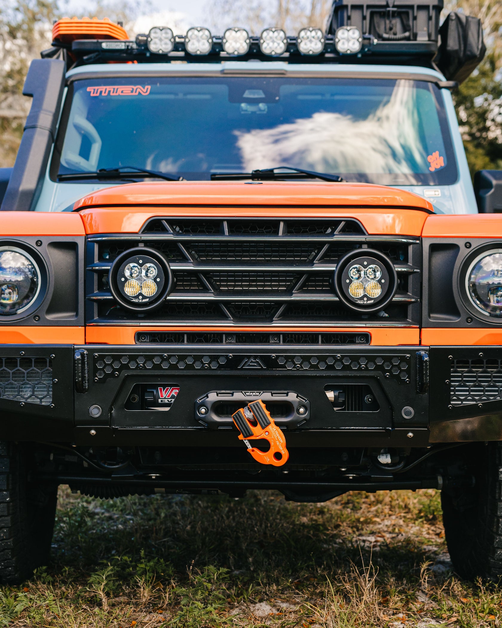 Modular Front Winch Bumper Ineos Grenadier — Goliath Off Road