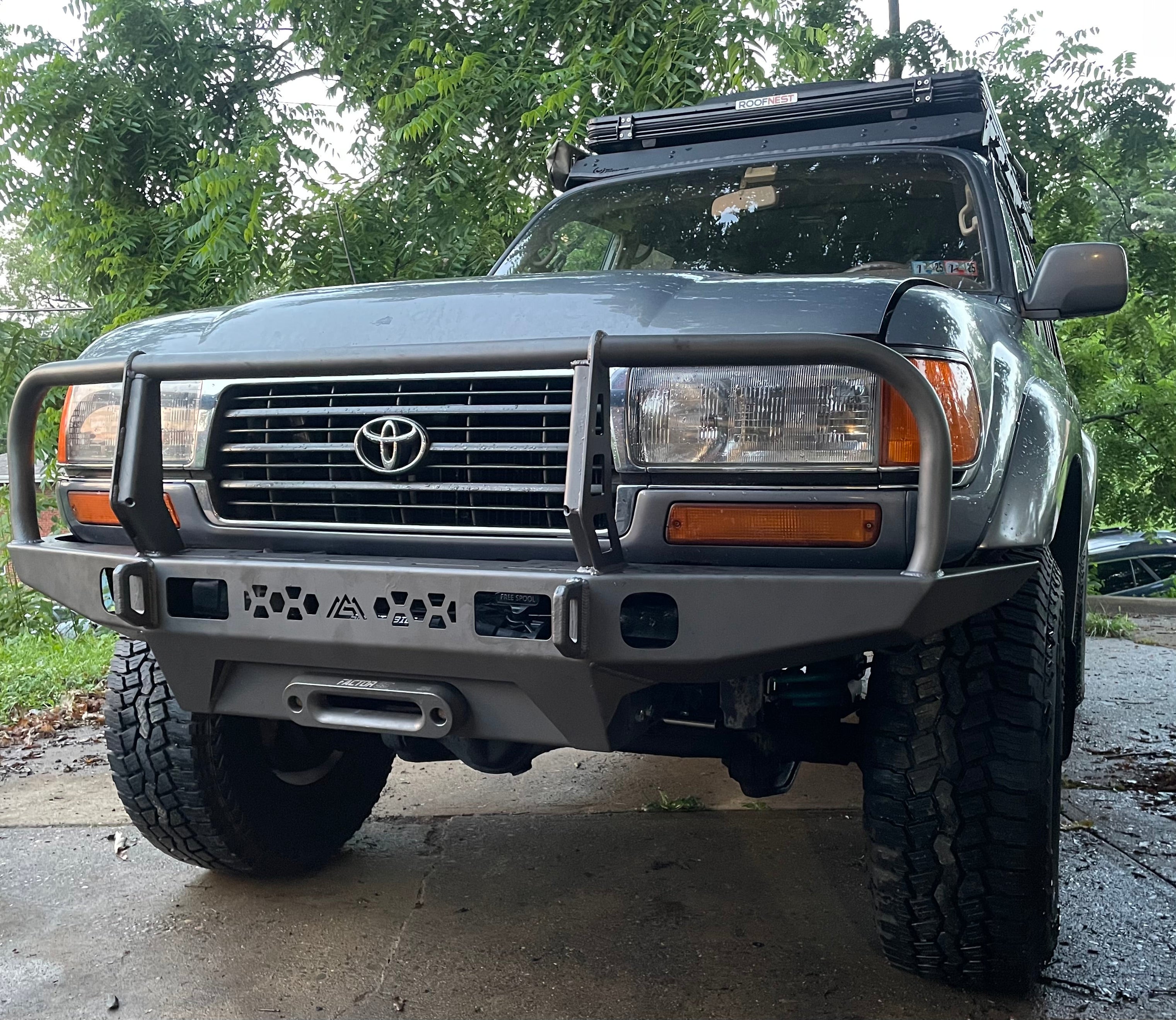 High Clearance Front Winch Bumper | LC80 — Goliath Off Road