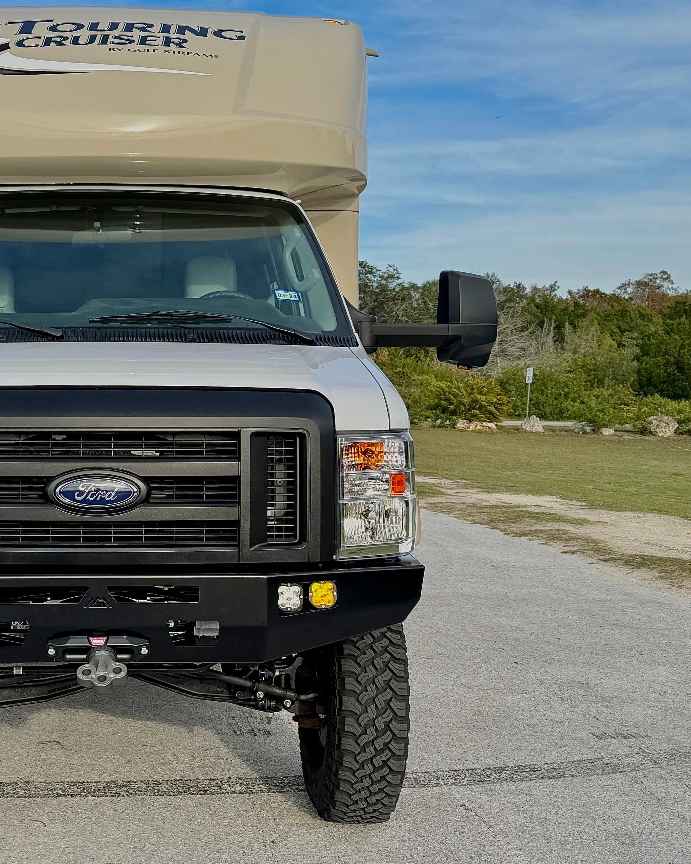 FRONT WINCH BUMPER - FORD ECONOLINE / E-SERIES VANS 2008 up — Goliath ...