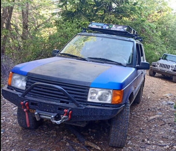 Discovery II winch bumper Trekker — Goliath Off Road