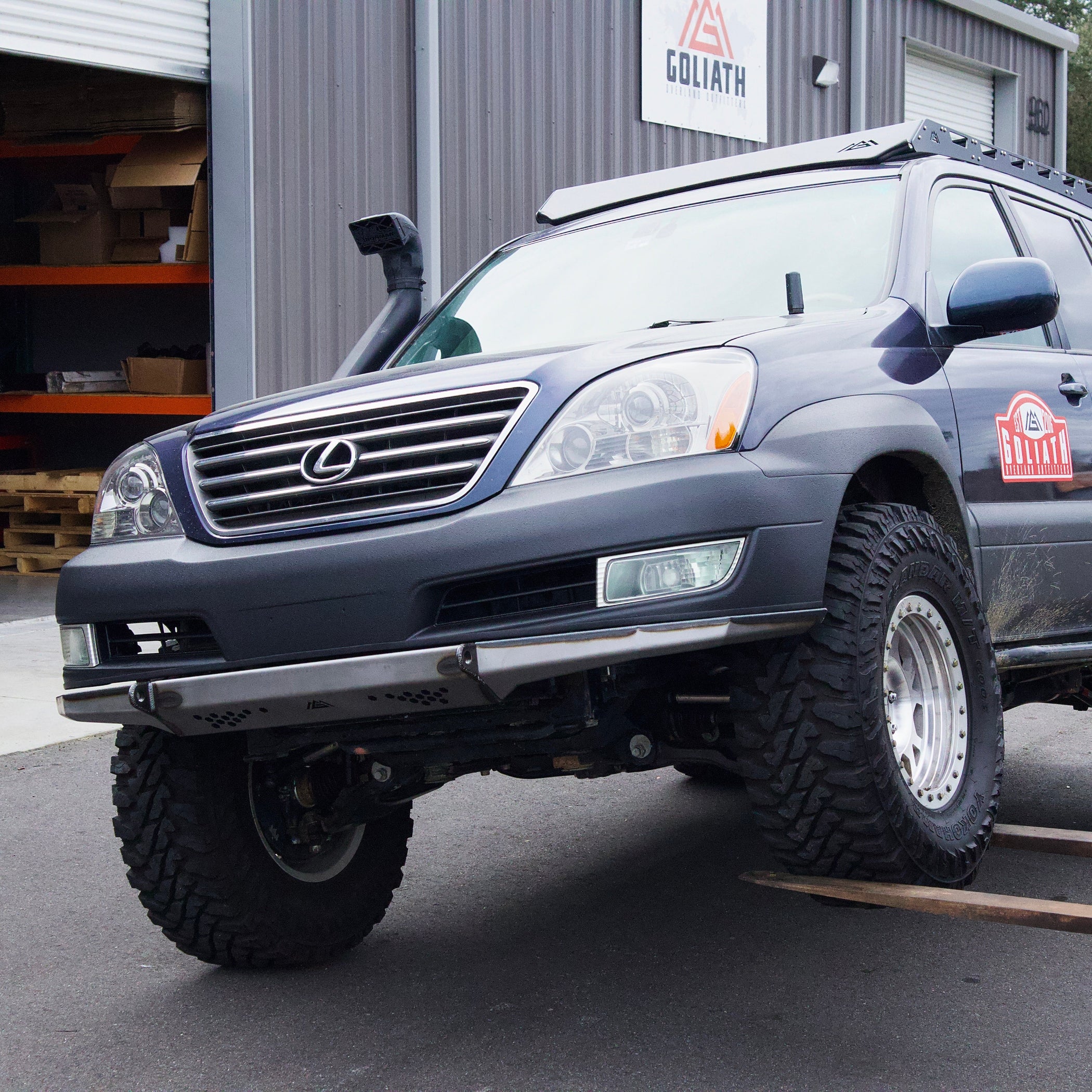 Lexus GX470 - Front Low Pro Series Winch Bumper — Goliath Off Road