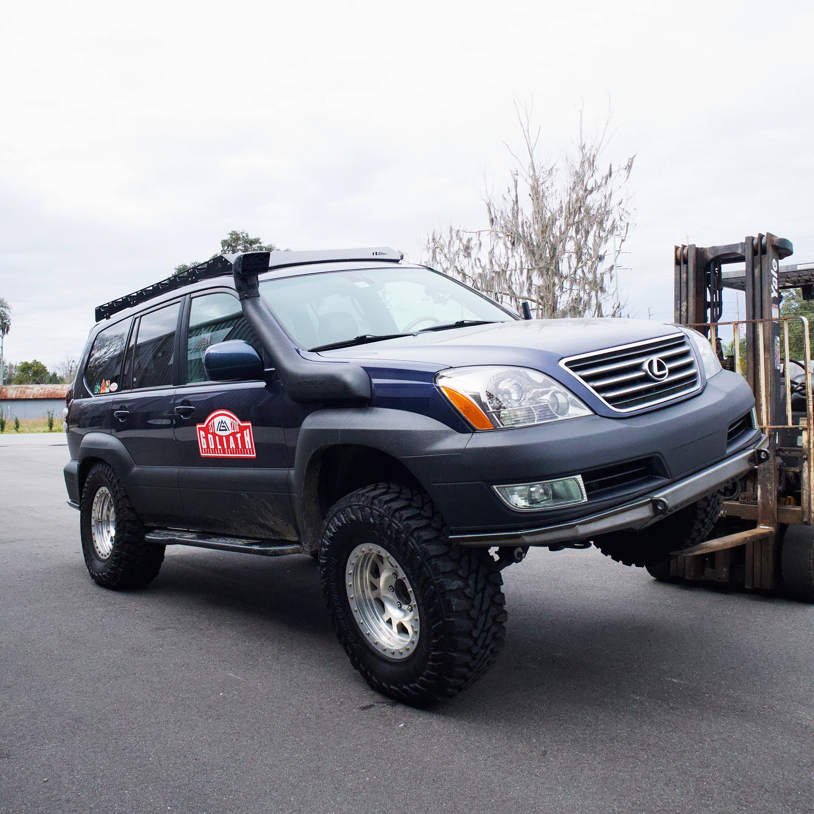 Lexus GX470 - Front Low Pro Series Winch Bumper — Goliath Off Road