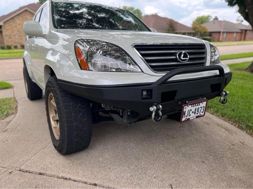 Lexus GX470 front winch bumper – Goliath Off Road