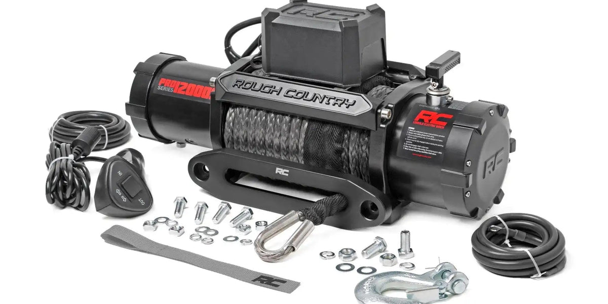 RC 12000-Lb Pro Series Winch — Goliath Off Road