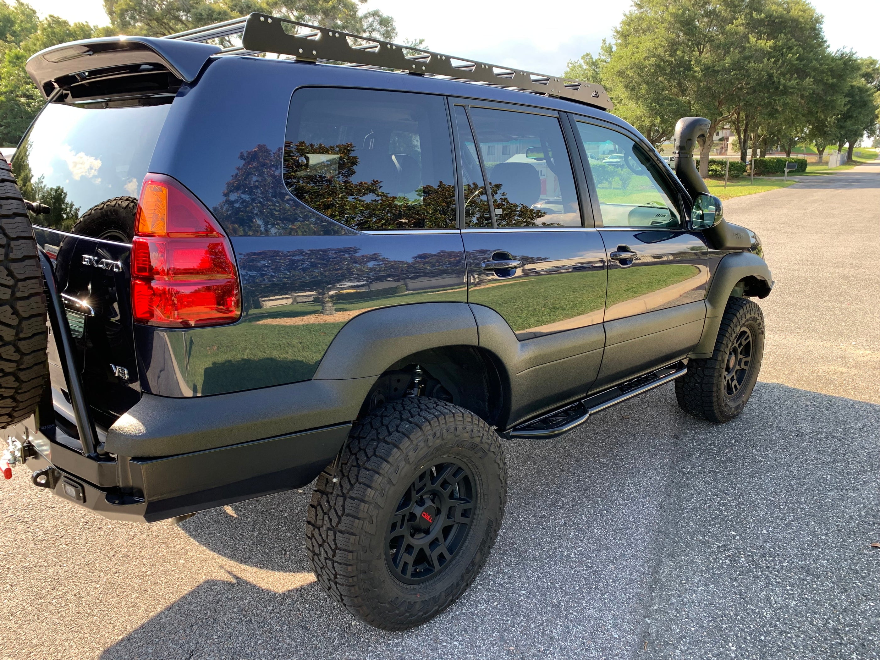 Lexus GX470 - Rock Sliders — Goliath Off Road